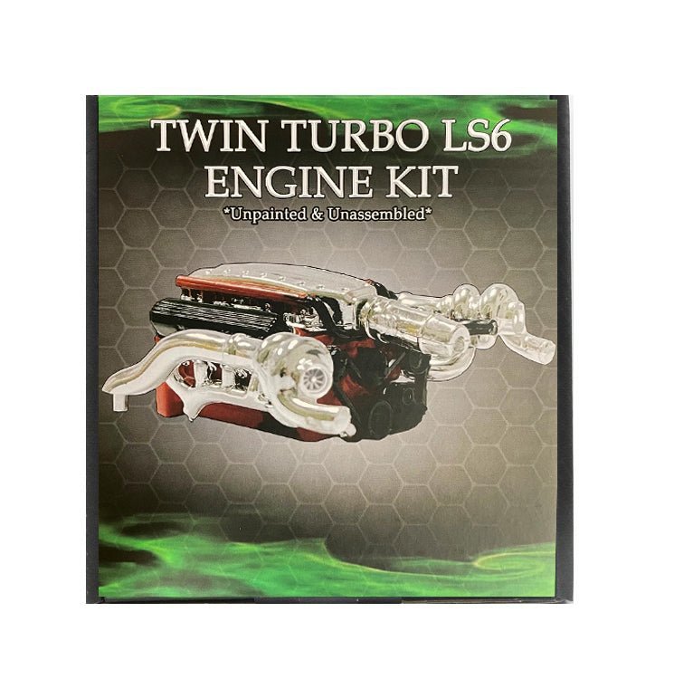 DDA Twin Turbo Chevy LS6 Engine 1/24 – Lazy Modeller