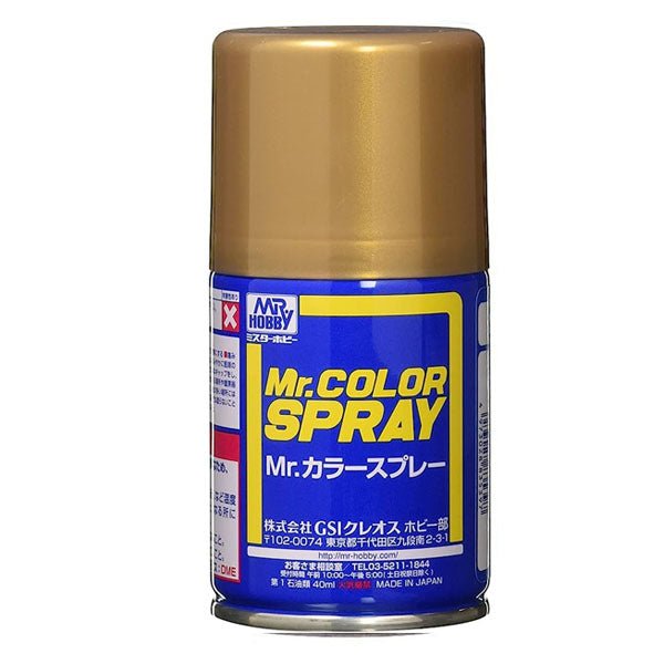 Mr Hobby Mr Color Spray S009 Gloss Metallic Gold – Lazy Modeller