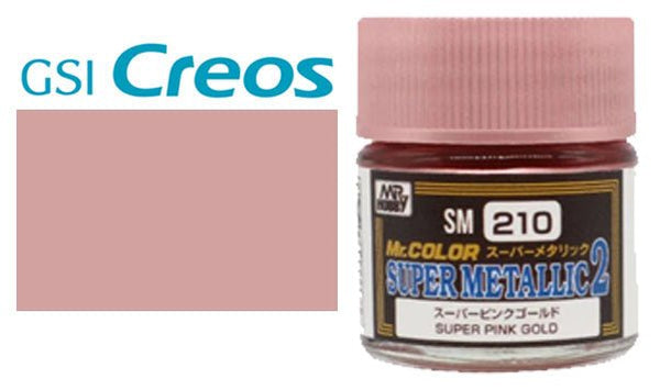 Mr Hobby Super Metallic SM210 Pink Gold – Lazy Modeller