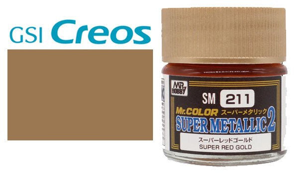 Mr Hobby Super Metallic SM211 Red Gold – Lazy Modeller