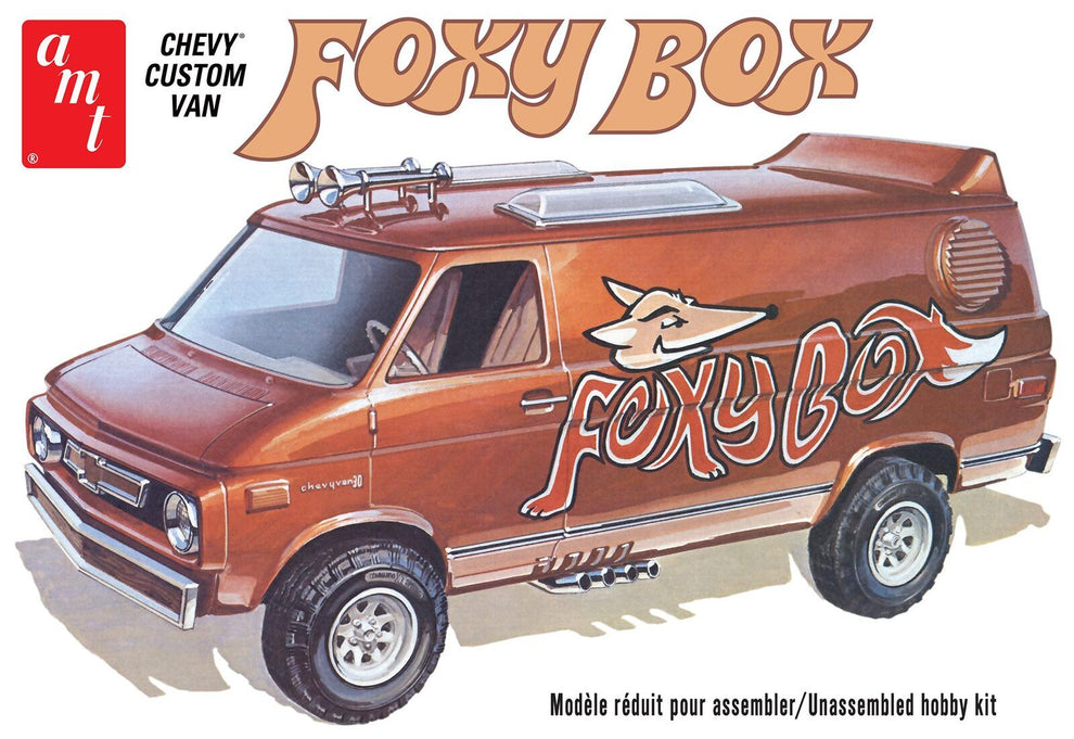 AMT 1975 Chevy Van Foxy Box Plastic Kit – Lazy Modeller