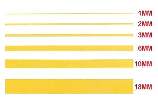 Masking Tape Assorted Sizes 1mm - 40mm – Lazy Modeller